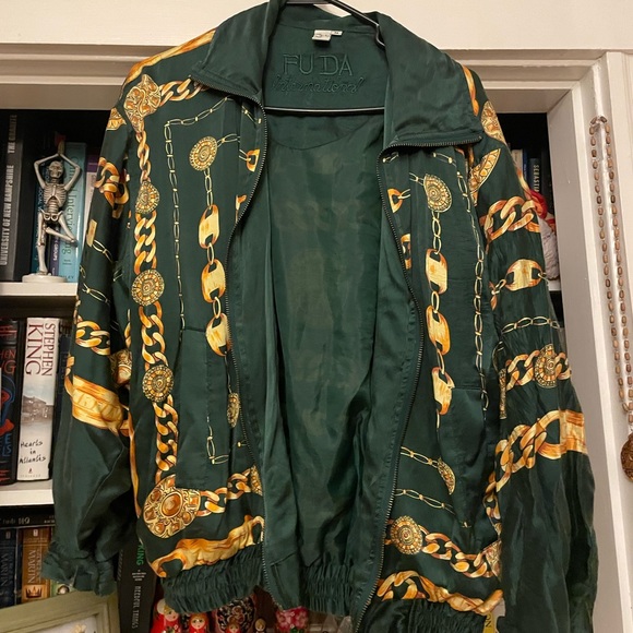 Jackets & Coats | Vintage Green And Gold Jacket | Poshmark